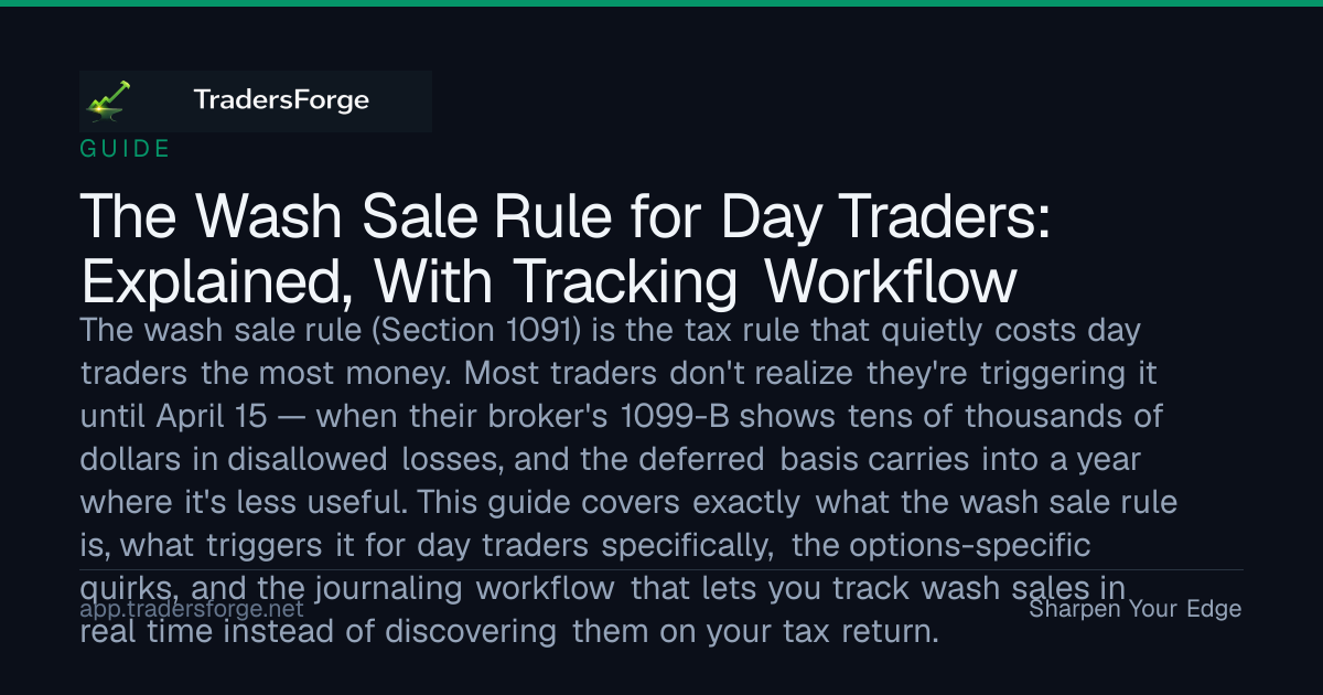 The Wash Sale Rule for Day Traders: Explained, with Tracking Workflow ...